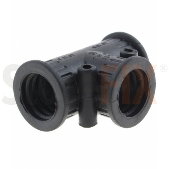 Conector tipo T para tubo 13 mm