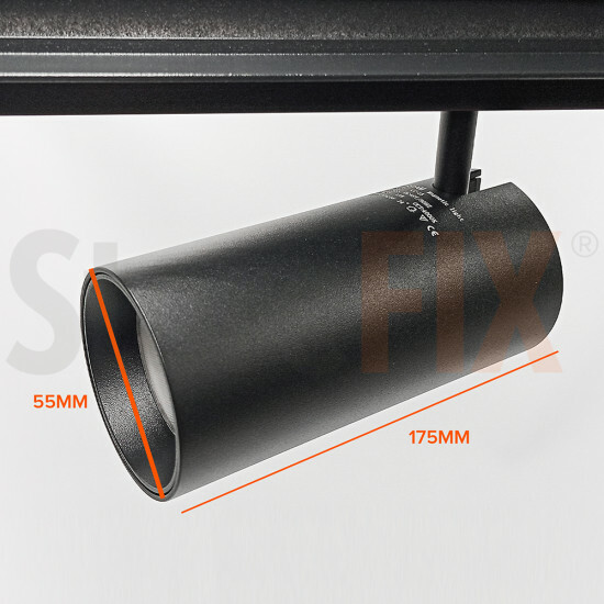 MONACO - FOCO TRACK LIGHT MAGNETICO CUERPO NEGRO 15W 4000k